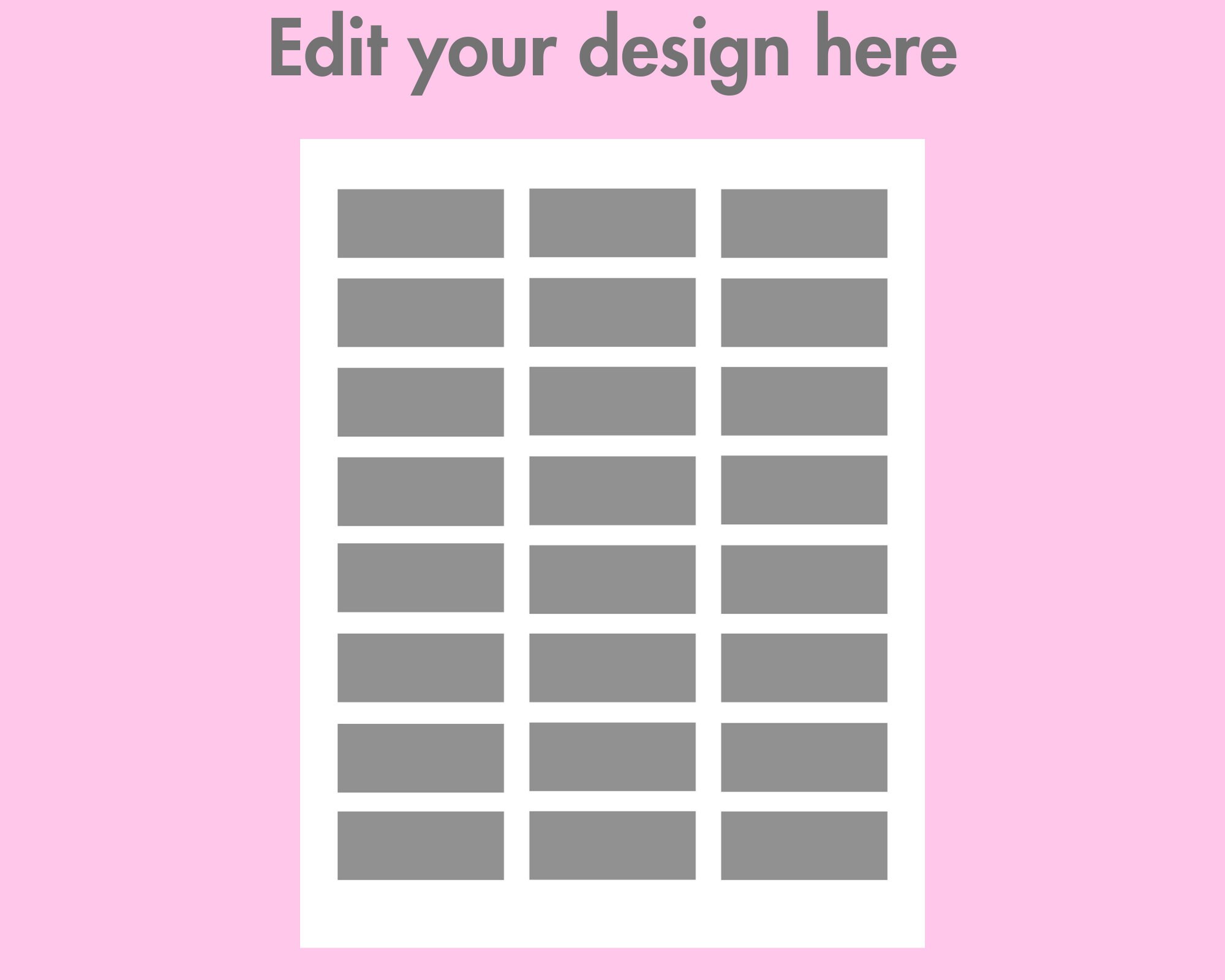 Editable Name Labels Template: Back to School, Canva (digital Download ...