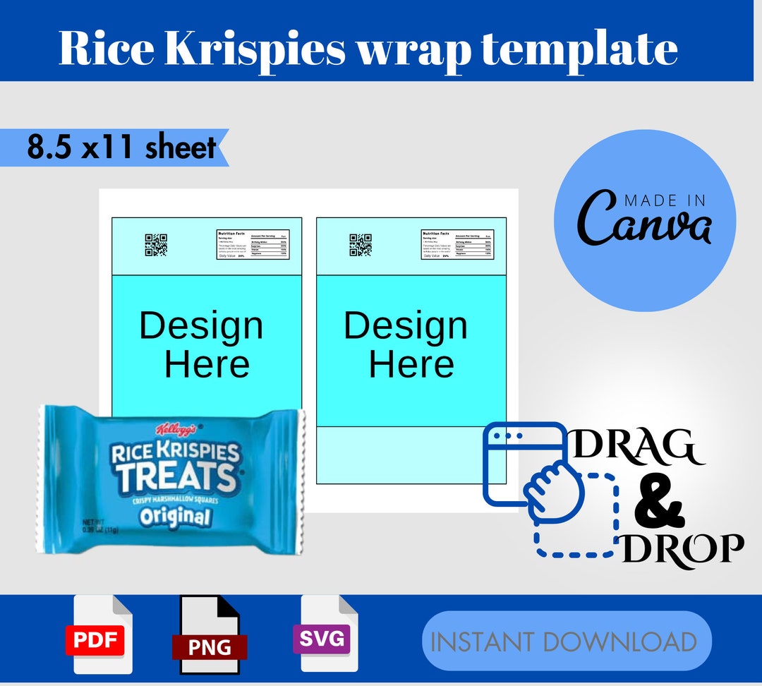 Rice Krispies Template, Rice Krispies Mockup Template ,rice Krispies ...