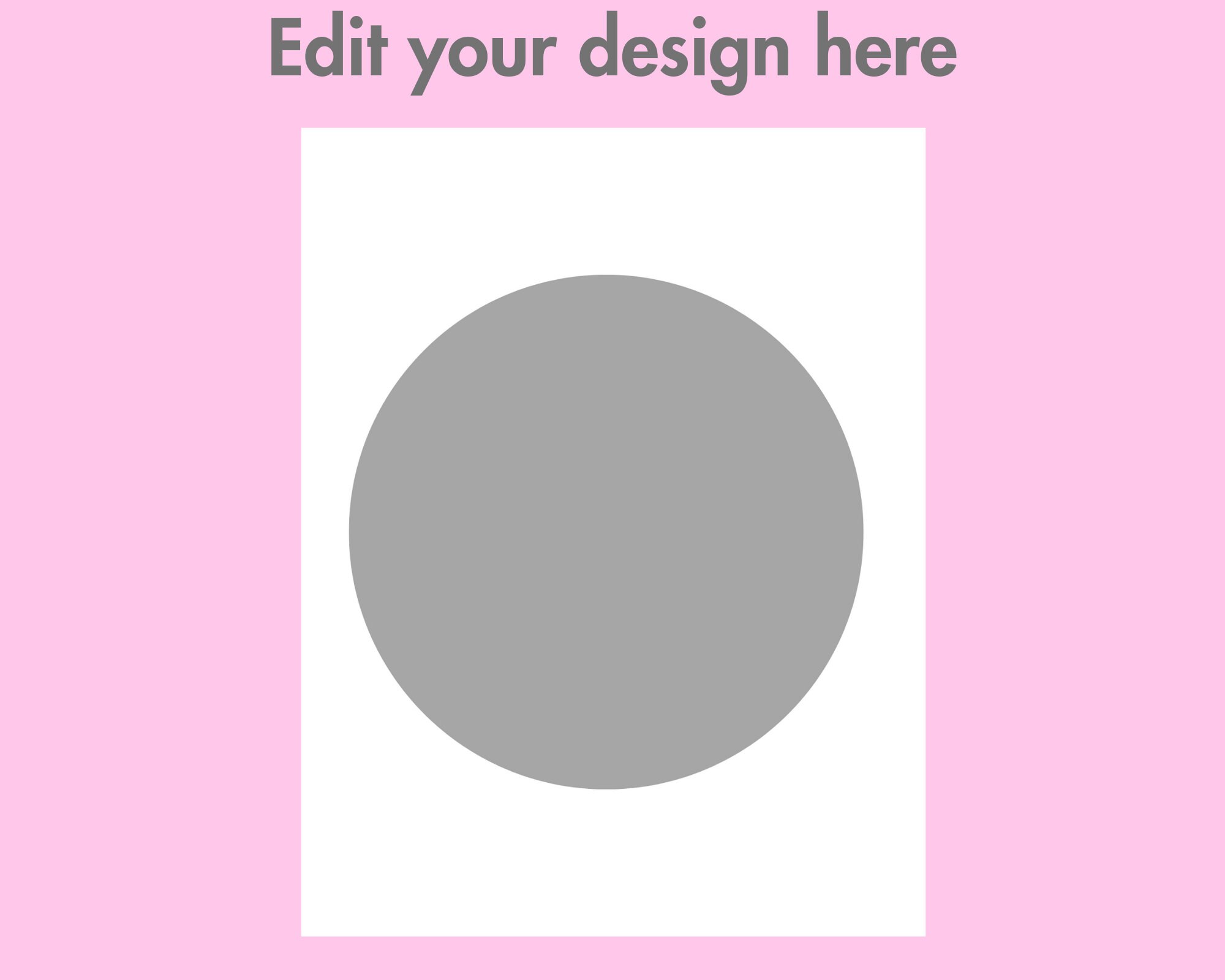 Round Blank Plate 7 Inch Insert Template, DIY Sublimation Charger ...