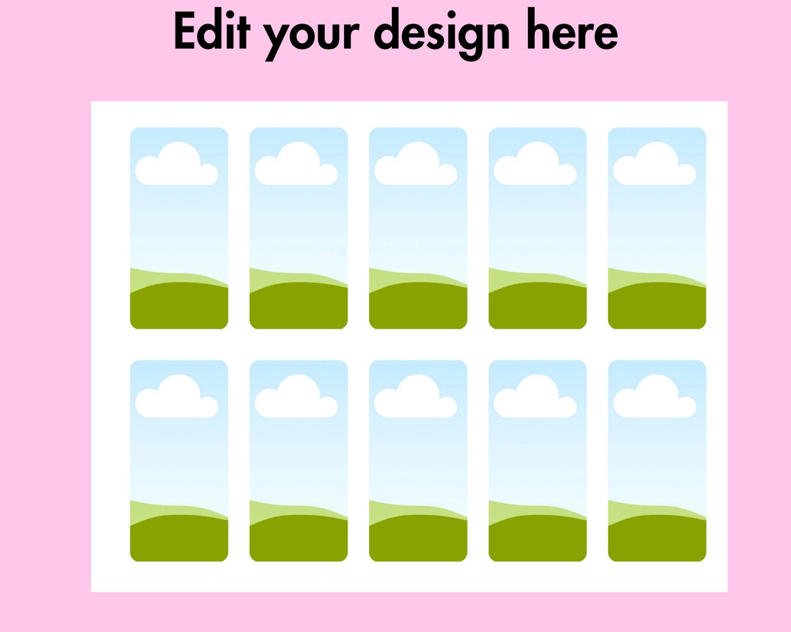 Domino Template, Domino Card Template, Round Corner Domino Template ...