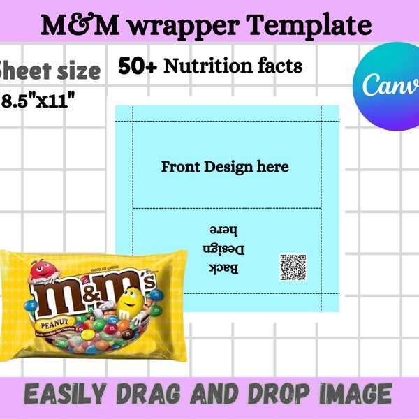 M and M Wrappers - Etsy