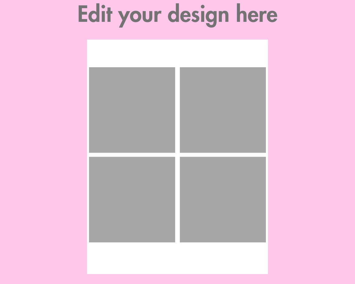 9 Panel Pillow Sublimation Template, Blank Pillow Sublimation Template ...