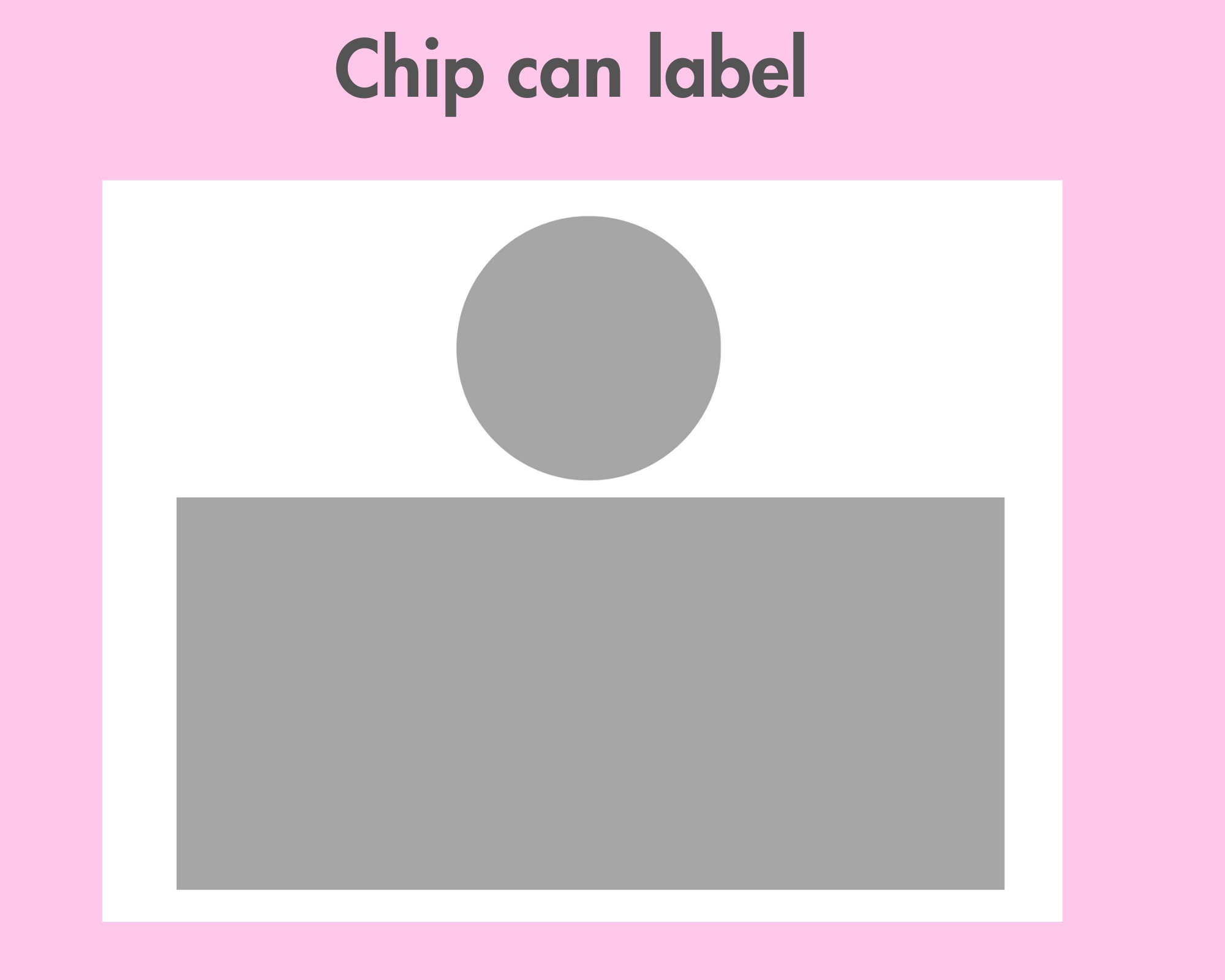 Chip Can Label Template, Blank Chip Template, Chip Can Label, Chip Can ...