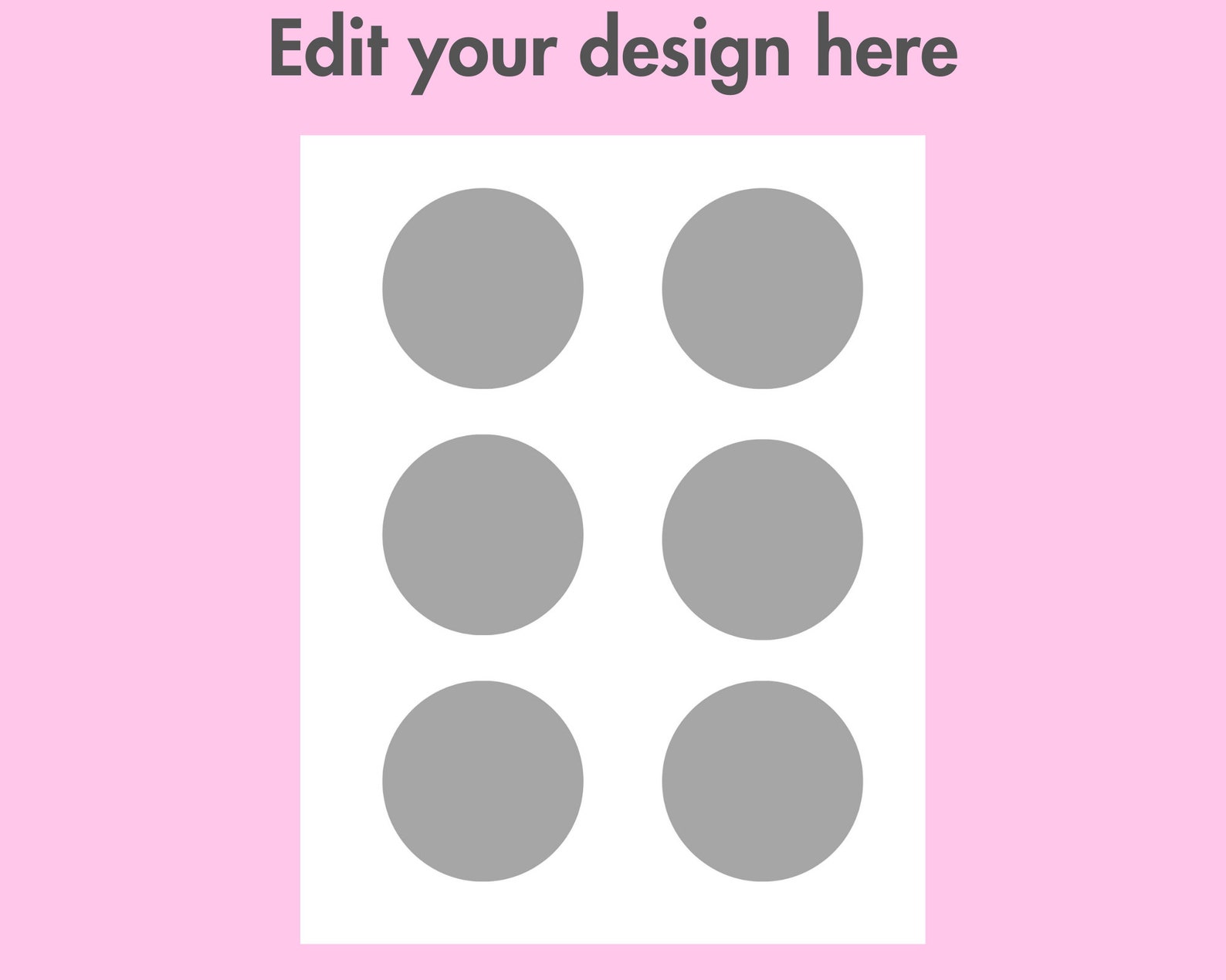 Lollipop Label Blank Template, Lollipop Label Template, DIY Label ...