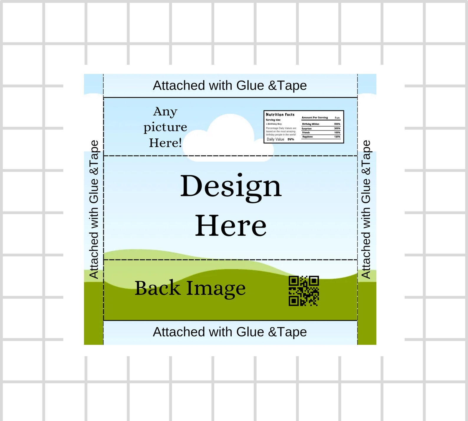 Chocolate Bar Wrapper Template, Candy Bar Wrapper, Chocolate Wrapper ...