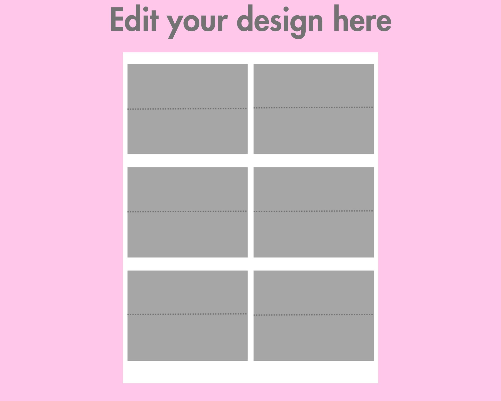 Editable Tent Card Template: Printable Canva Design (digital Download ...