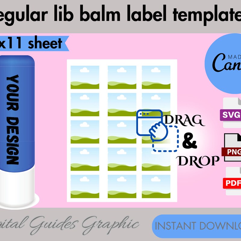 Chapstick Labels - Etsy