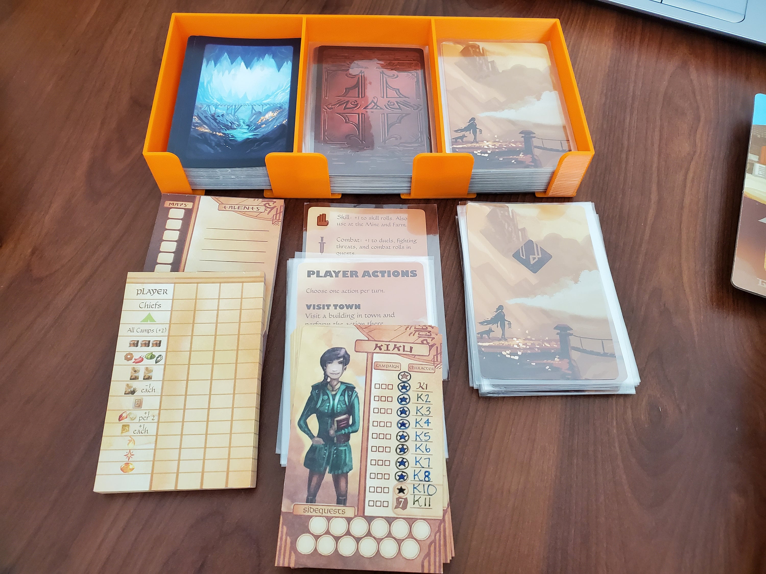 Near and Far Board Game Organizer - Including Amber Mines - Etsy