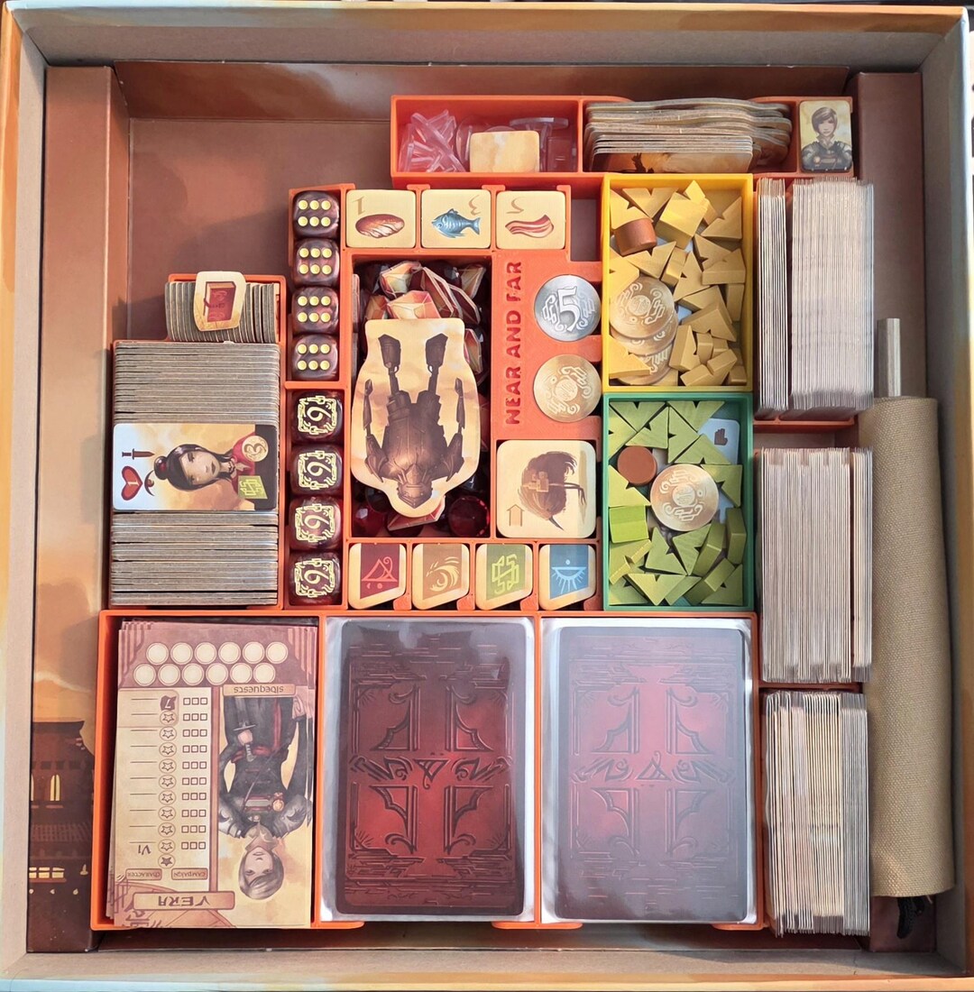 Near and Far Board Game Organizer - Including Amber Mines V2 - Etsy