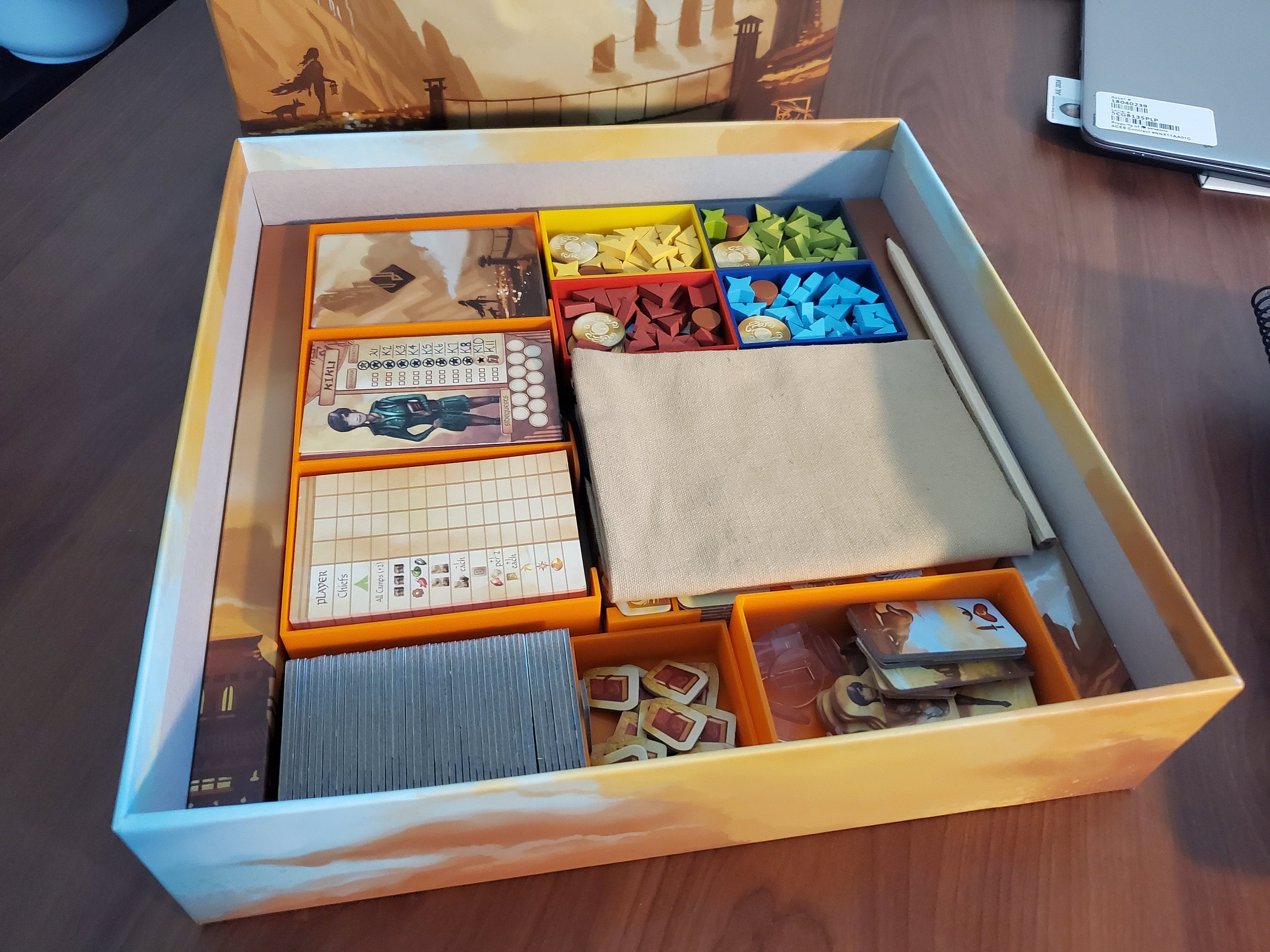 Near and Far Board Game Organizer - Including Amber Mines - Etsy