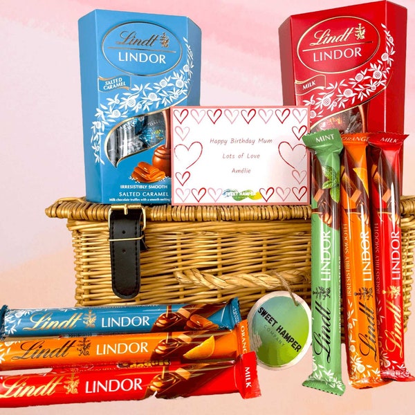 Lindt Chocolate Hamper - Etsy UK