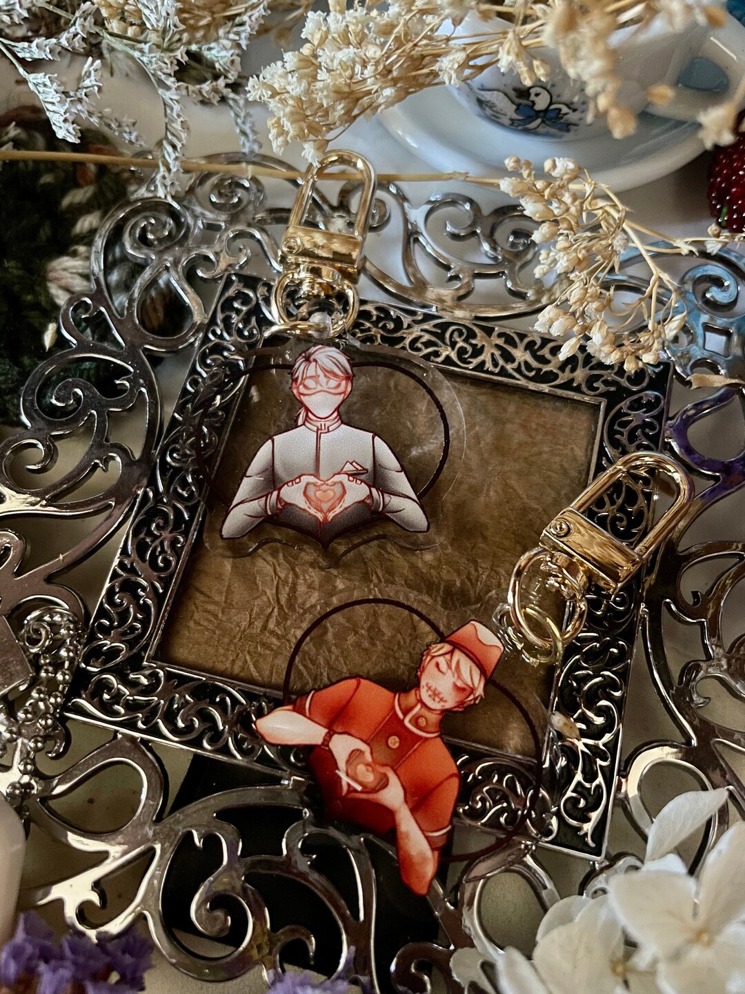 Identity V Heart Keychains - Etsy