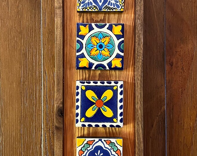 Wall Hanging - Tile / Wood Frame - Etsy
