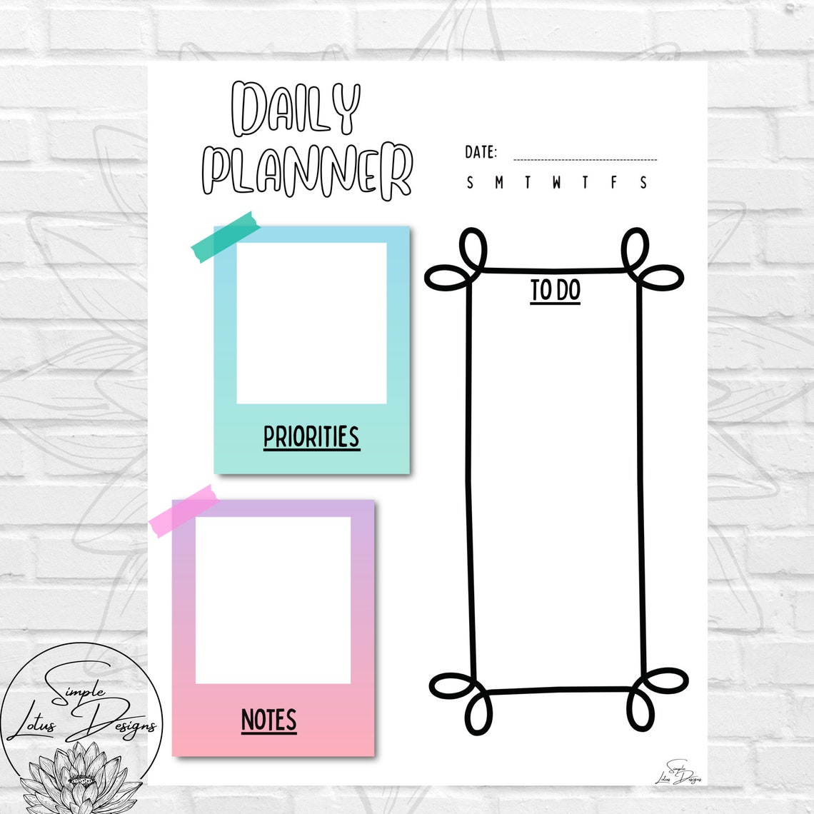 Cute Planner Bundle | PNG Download | Printable - Etsy