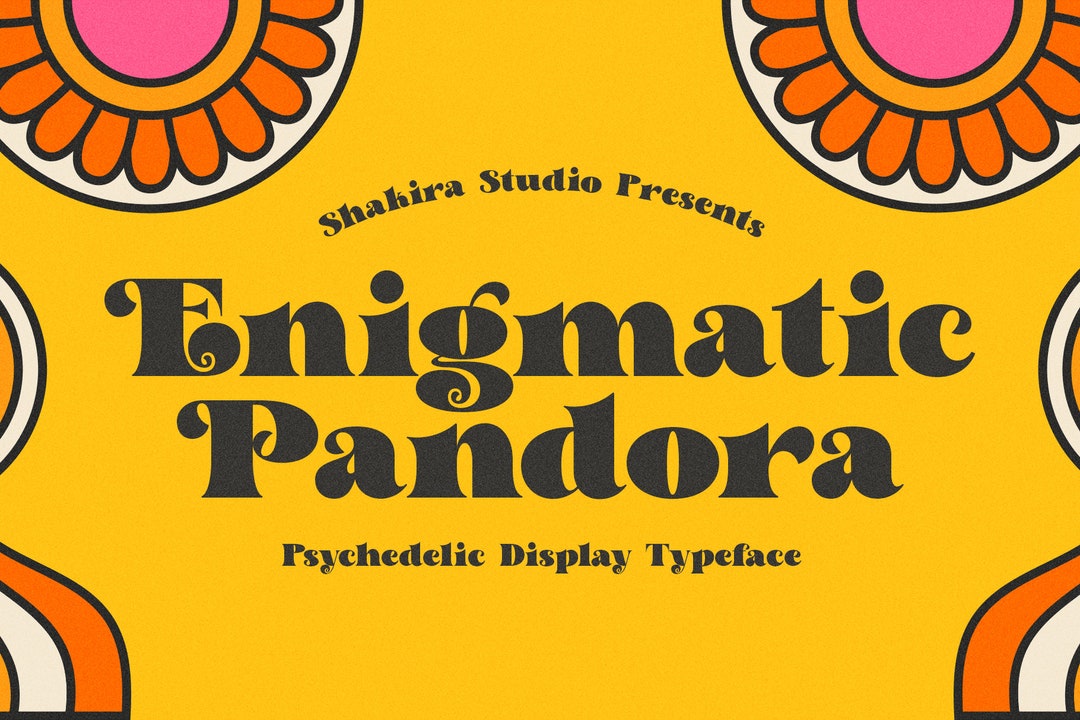 Enigmatic Pandora Retro Serif Font, Elegant Font, Canva Font, Modern ...