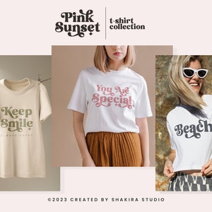 Pink Sunset - Retro Serif Font, Elegant Font, Canva Font, Modern Font ...