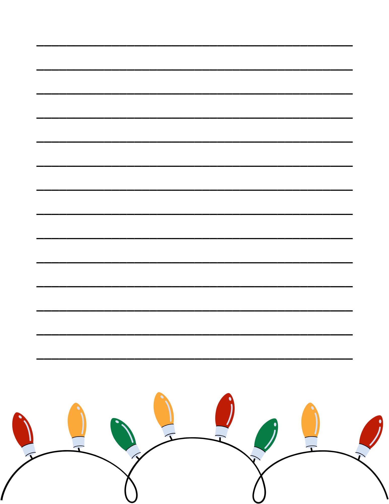 Christmas Writing Paper 50 Sheets Northern Sky Lights Letterhead, 50 CT ...