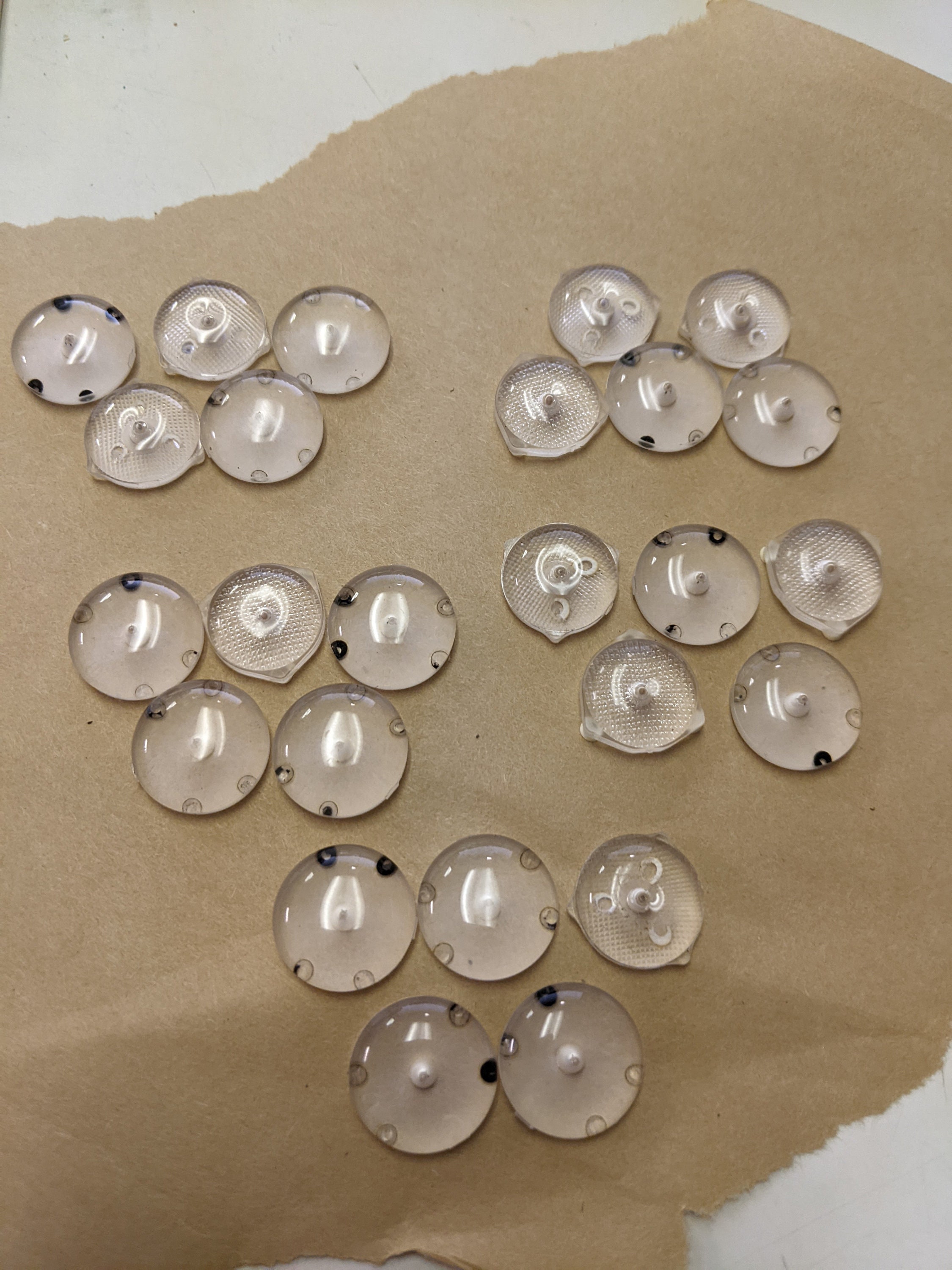 25 Small Clear buttons From TV LED Light Strips - Etsy