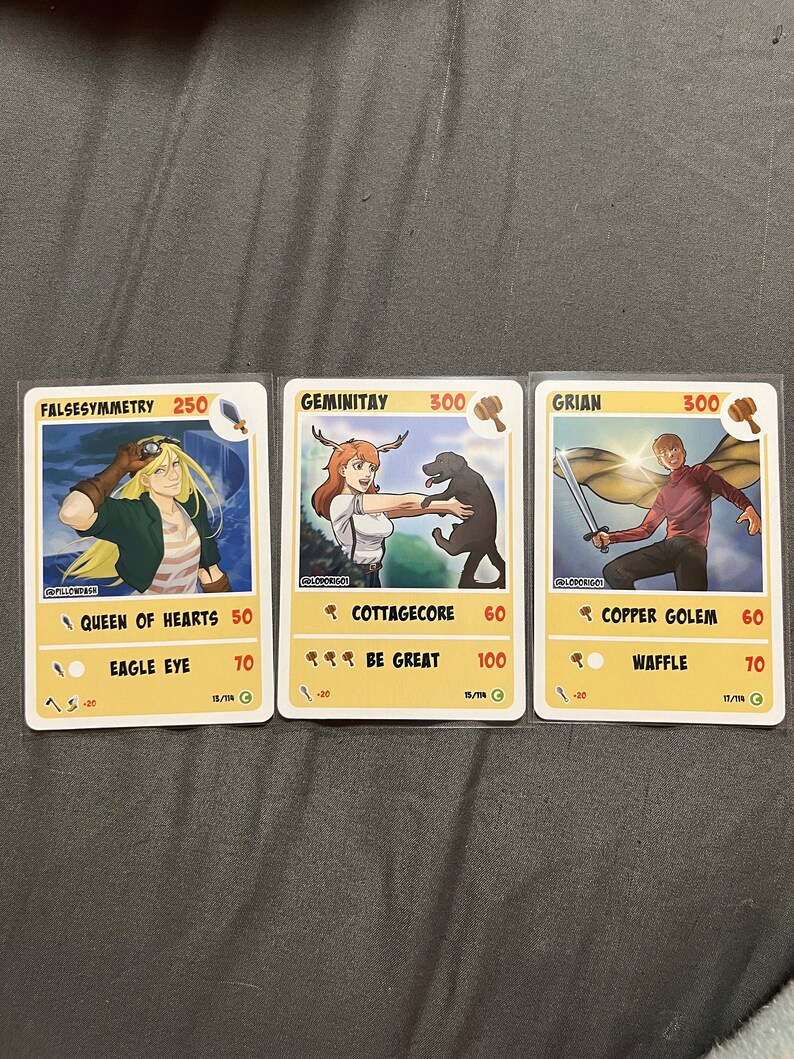 Hermitcraft TCG 1st and 2nd Edition Cards singles Hermit Common Cards ...