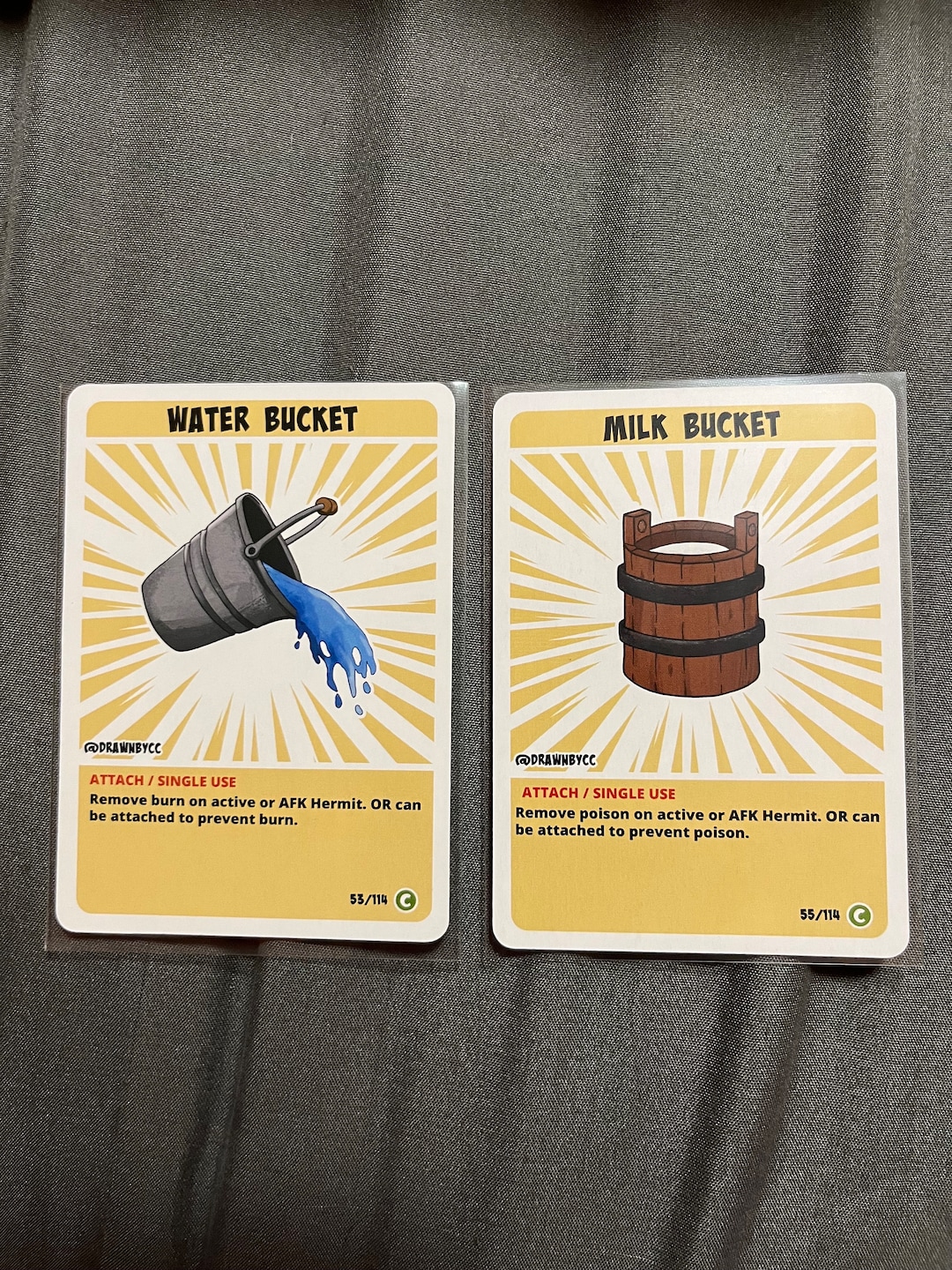 Hermitcraft TCG 1st and 2nd Edition Cards (singles) Common Effect Cards ...