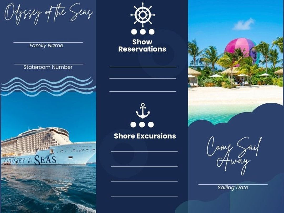 Odyssey of the Seas Cruise Planner Template - Etsy