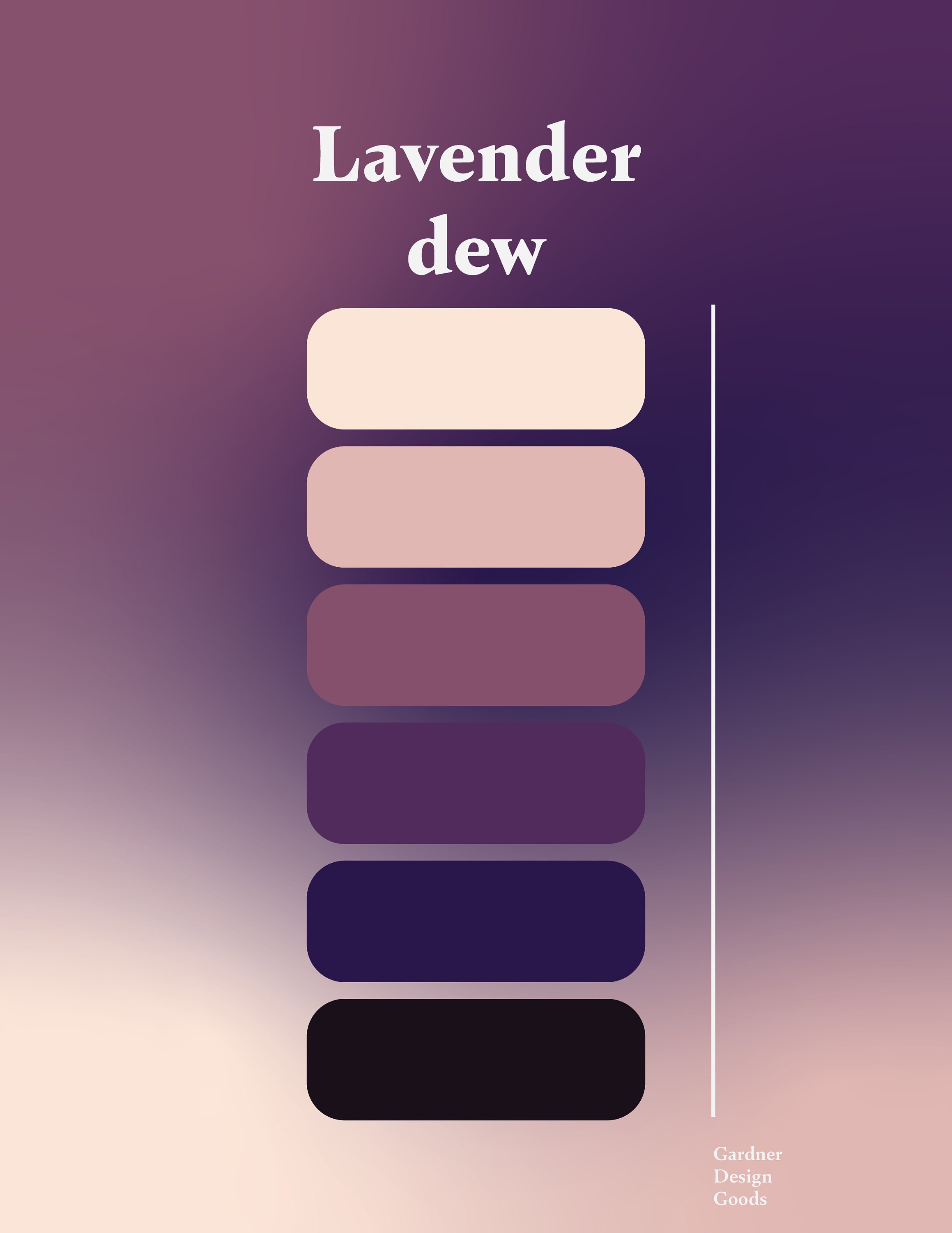 Lavender Dew Custom Color Palette - Etsy