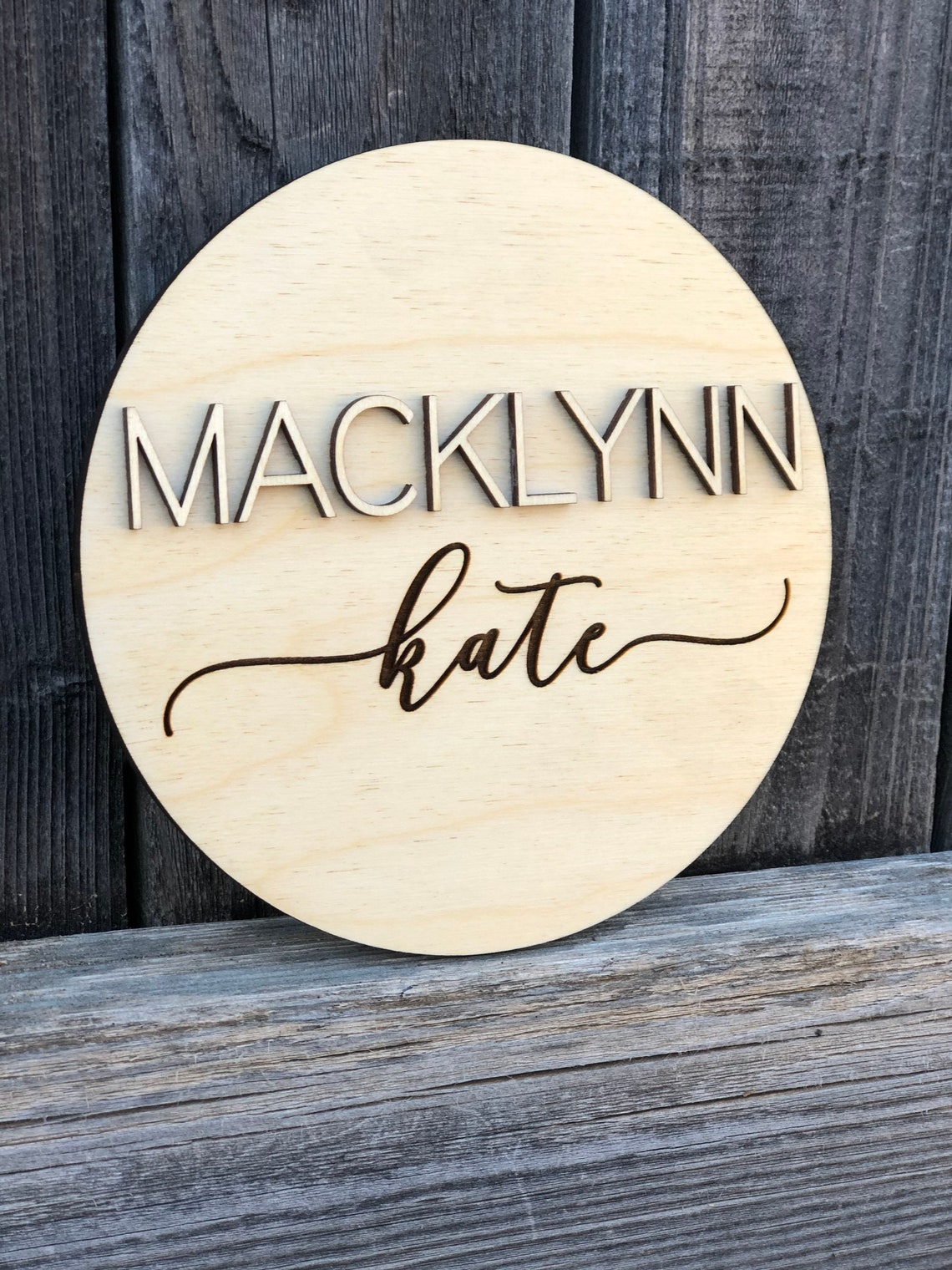 Birth Announcement Sign - Newborn Footprint Sign - Birth Stats Sign ...