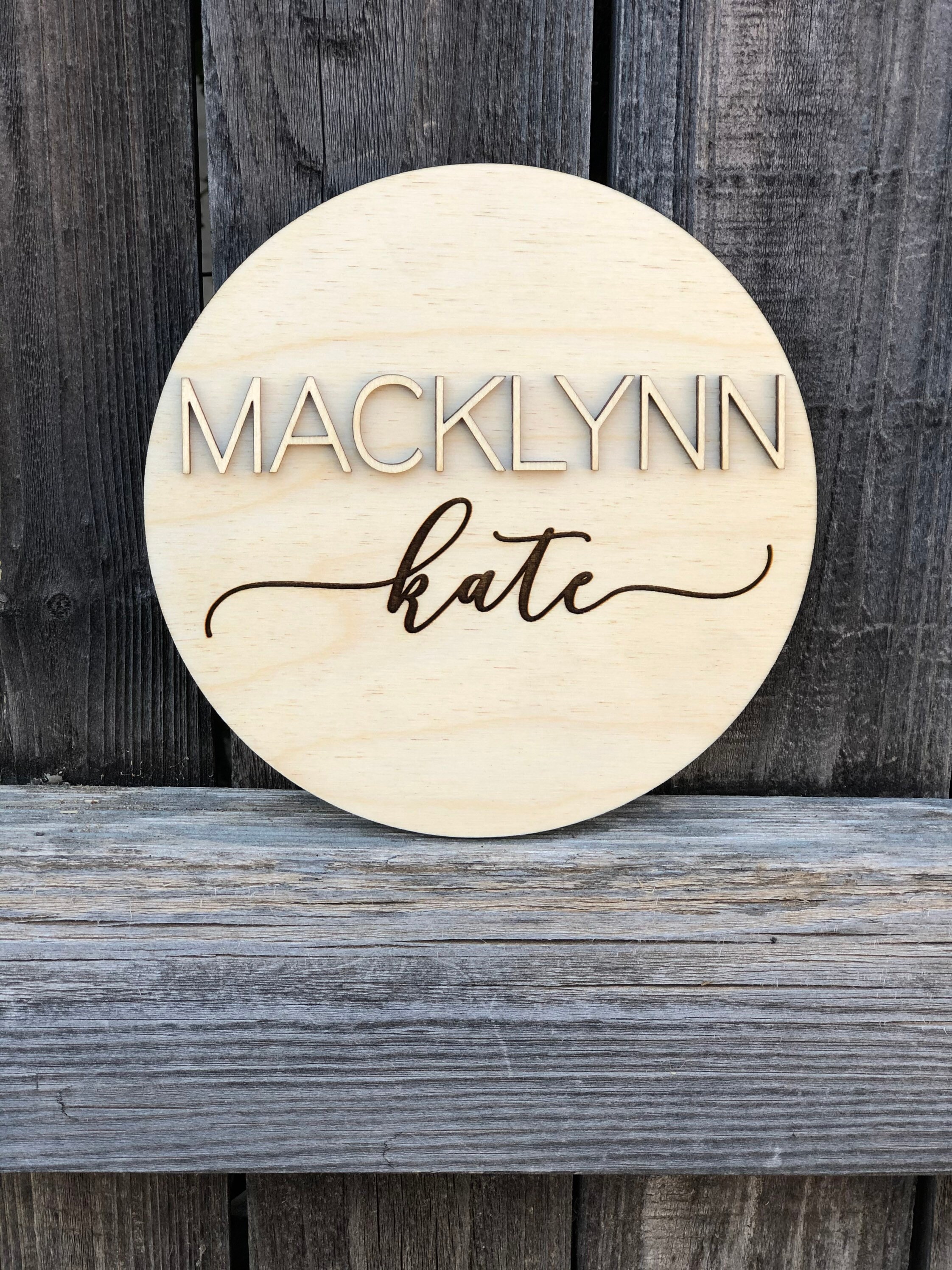 Birth Announcement Sign - Newborn Footprint Sign - Birth Stats Sign ...