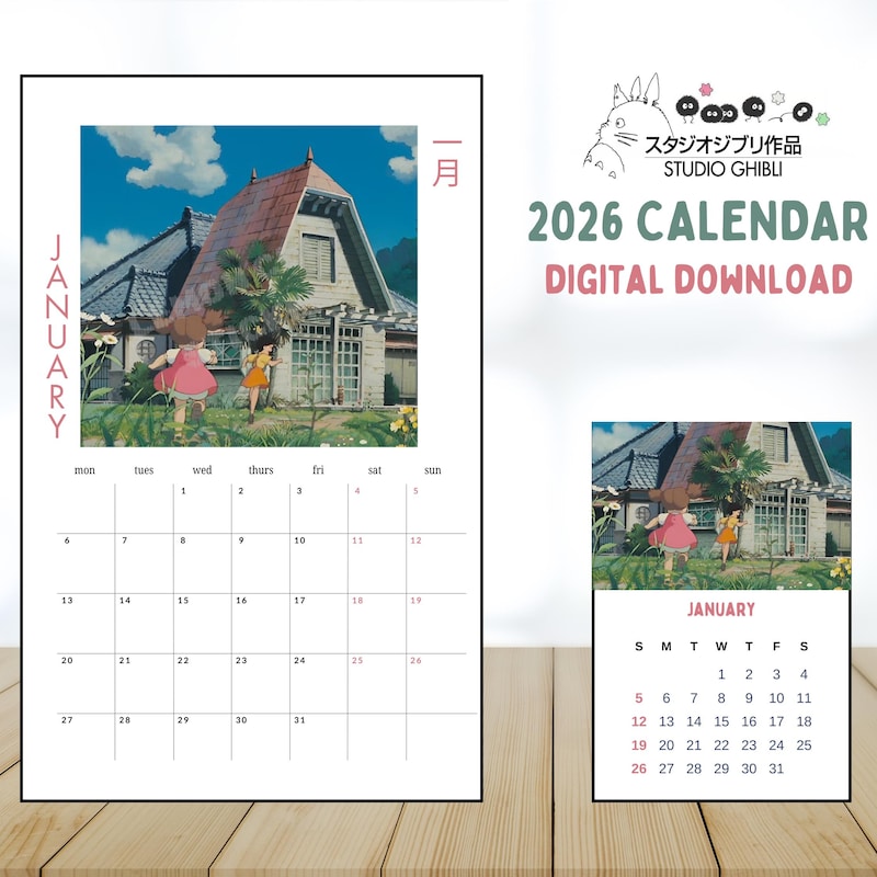 Anime Calendars 2026 - Etsy