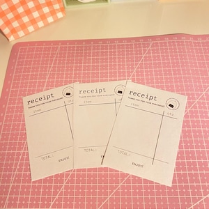 Cute Receipt Template Editable Order Receipt Form Cute Printable Canva ...