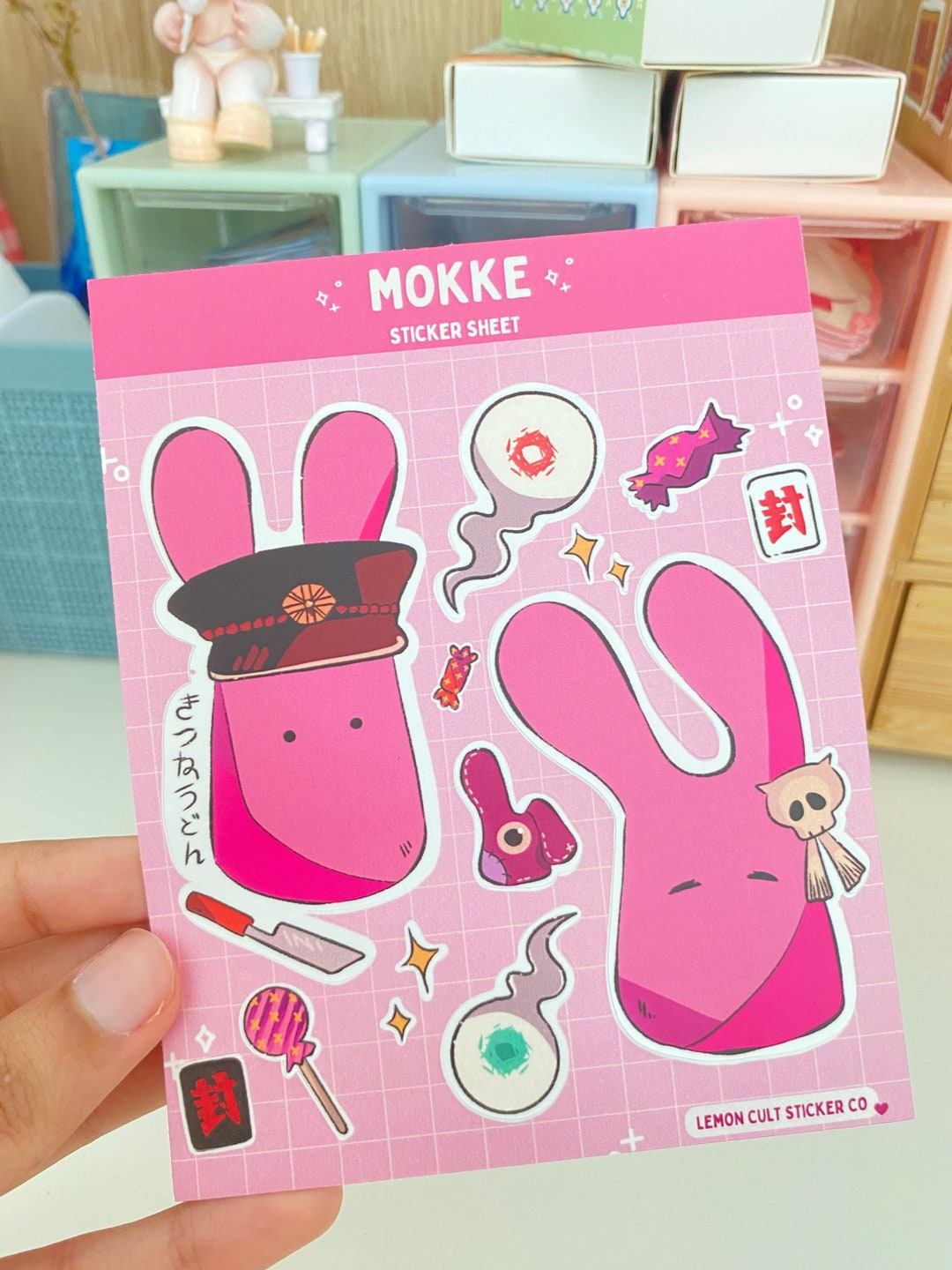 Mokke Sticker Sheet Toilet Bound Hanako-kun Sticker Sheet Ghost ...