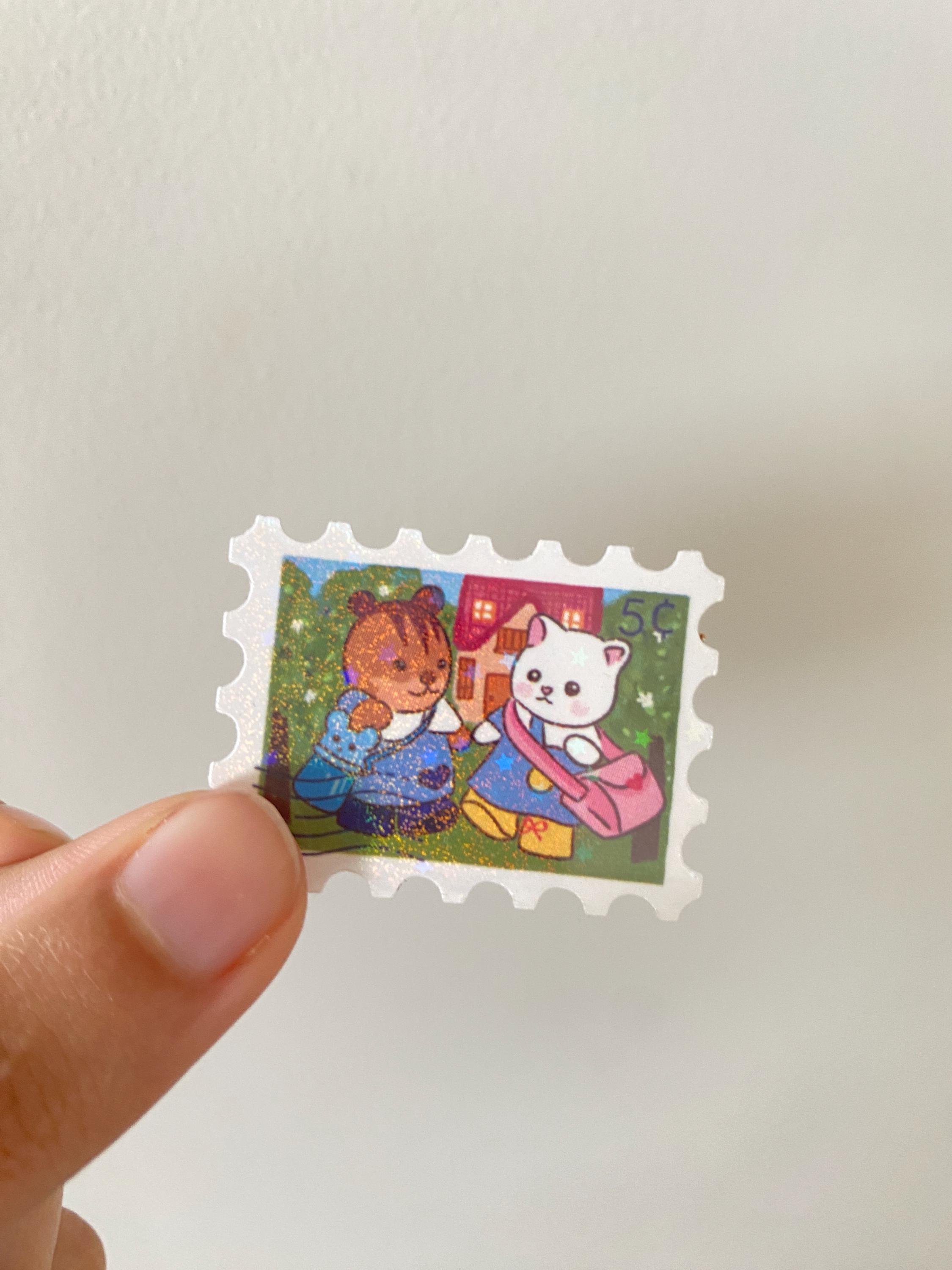 Calico Critters Sticker Pack | Vintage Sylvanian Families Stamp ...