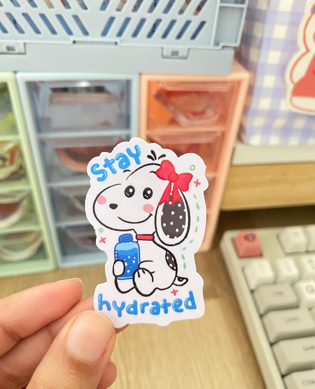 Cute Snoopy Sticker Waterbottle Sticker Cute Dog Sticker Peanuts ...