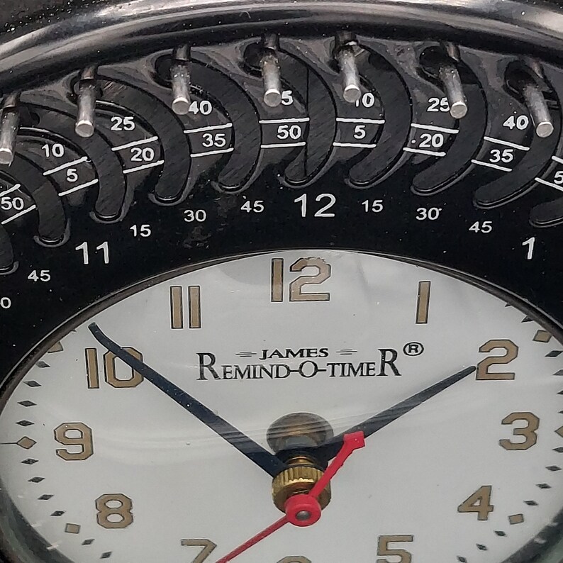 Vintage Mid Century James Remind-o-timer Hotel Timer Clock - Etsy