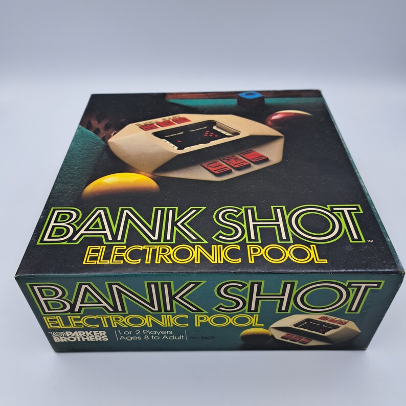 Vintage Bank Shot Electronic Pool Game - Excellent Working Condition ...