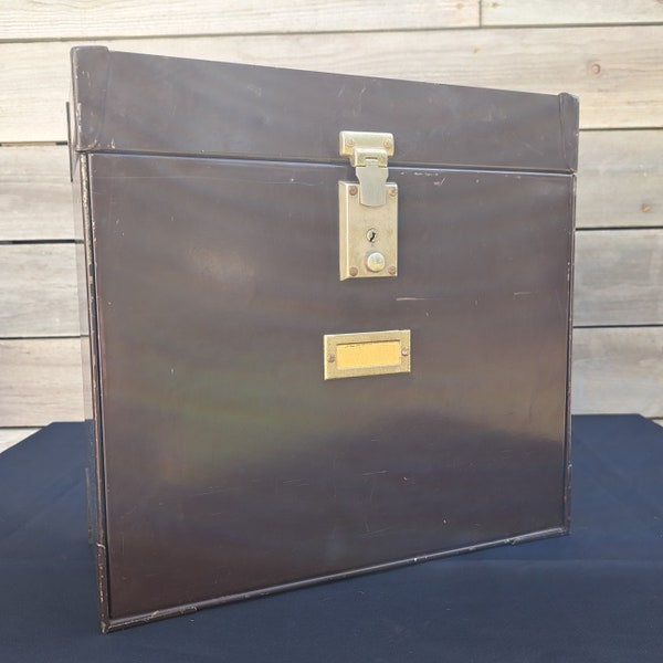 Metal File Box - Etsy