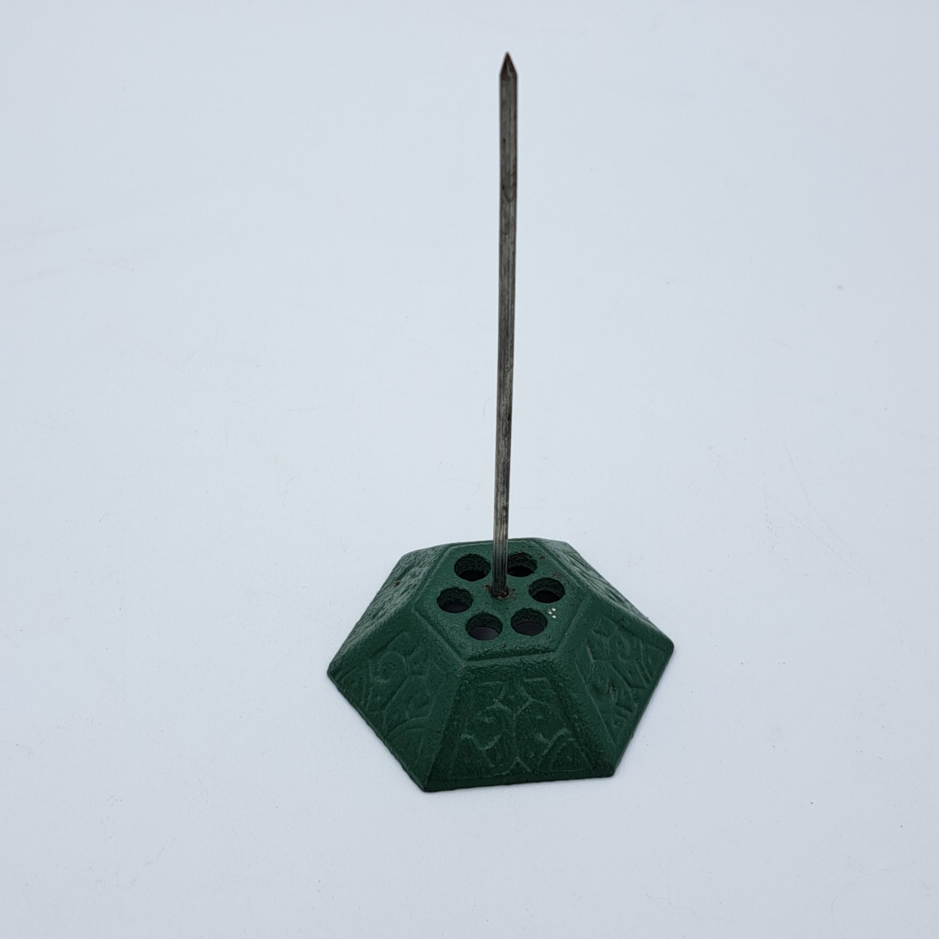 Vintage Green Message Stand Receipt Spike Stake Green - Etsy