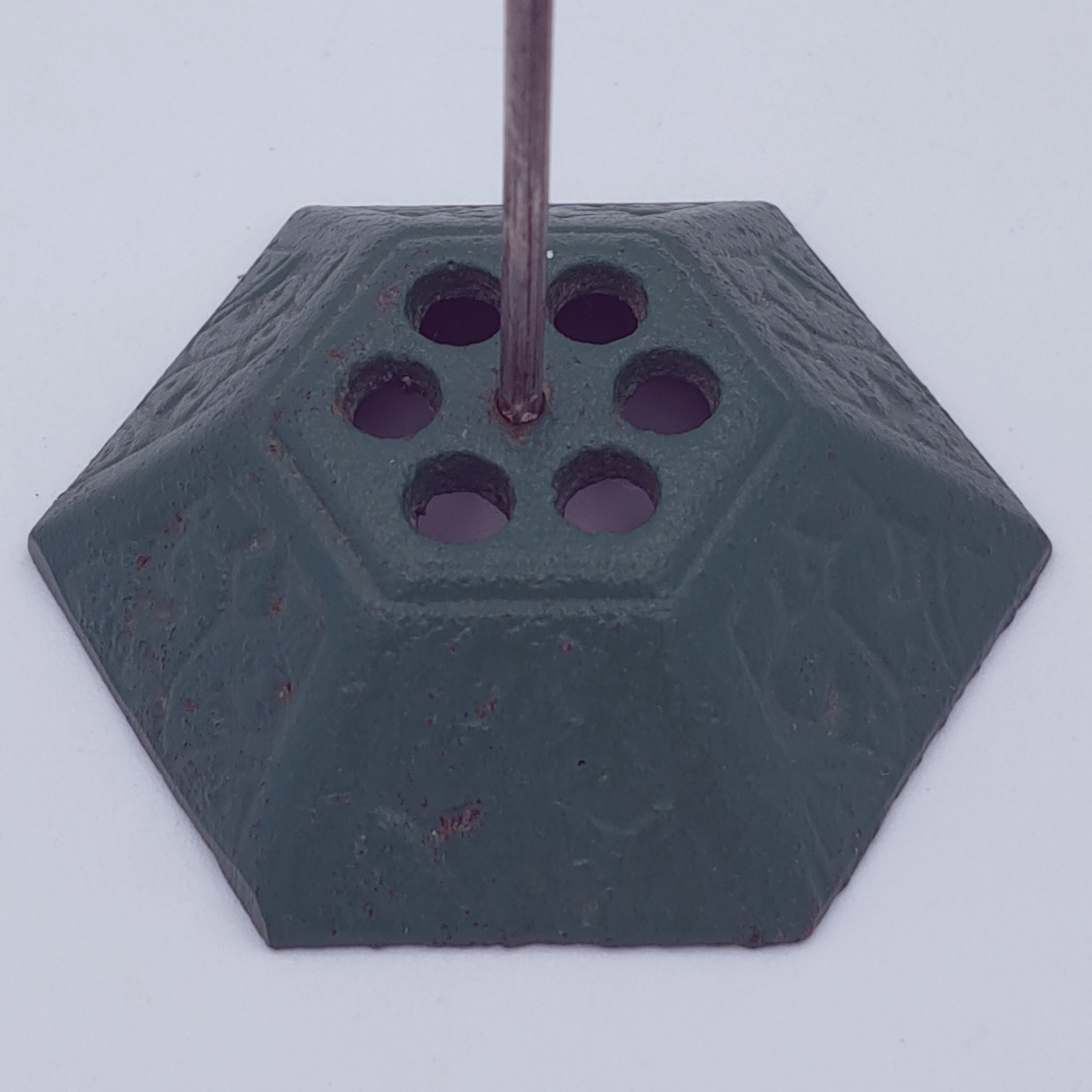 Vintage Green Message Stand Receipt Spike Stake Green - Etsy