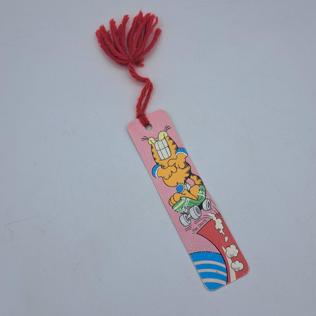 Garfield Bookmark Vintage Cat Memorabilia From the 1970s for Book ...