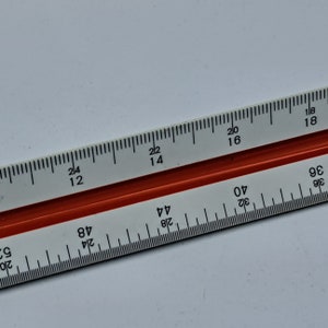 Staedtler Mars Triangle Architect Engineer Scale Ruler With Case - Etsy