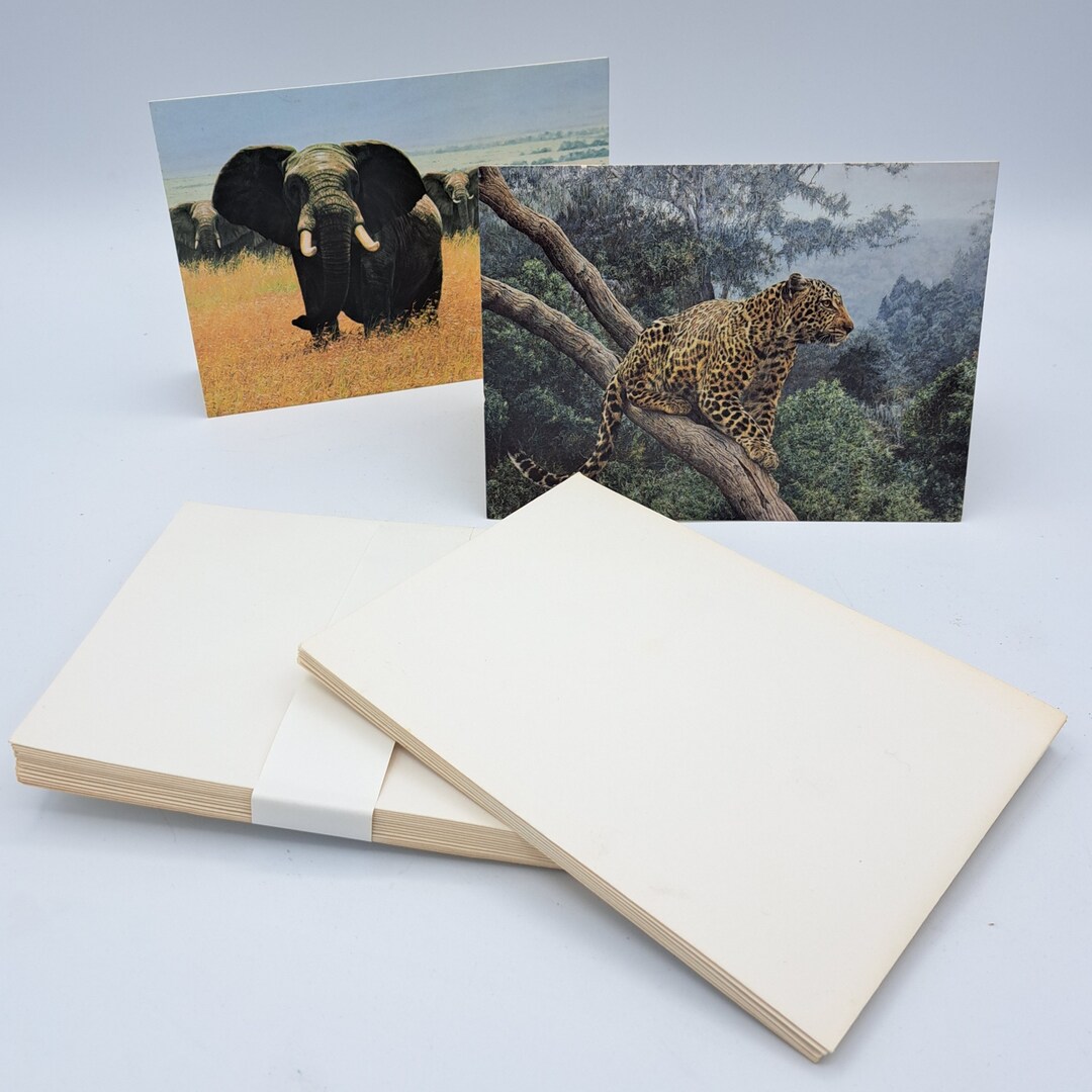 Vintage WWF Animal Note Cards: 1980s Wildlife Stationery - Etsy