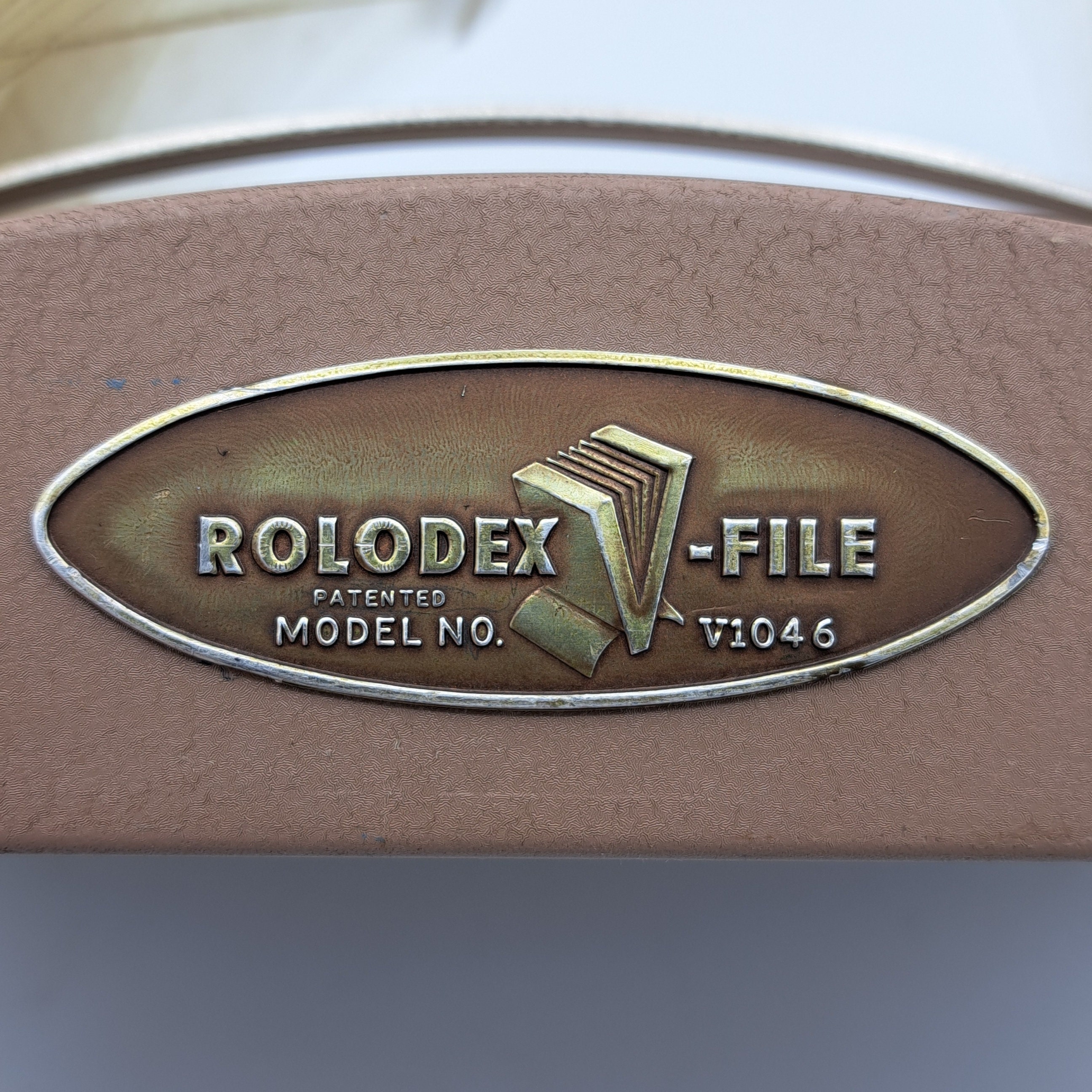 Rolodex V-file Model Number 1046 Vintage Contact & Password Keeper ...