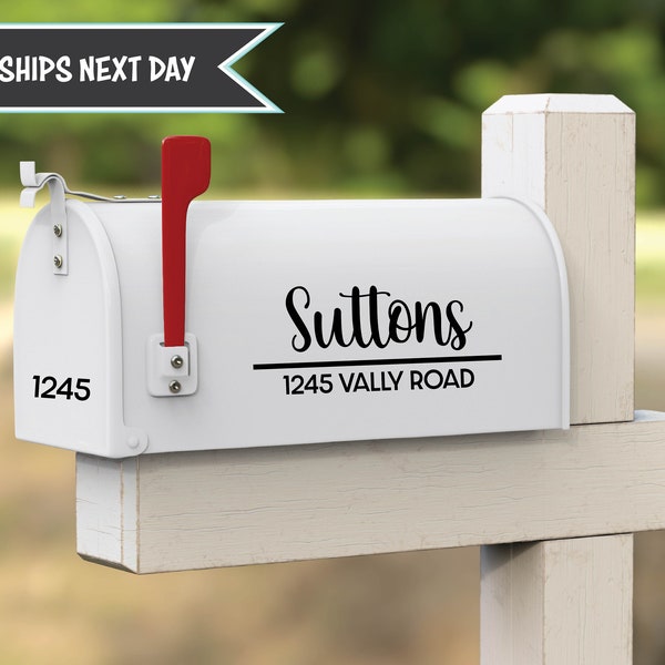 Custom Mailbox Stickers - Etsy