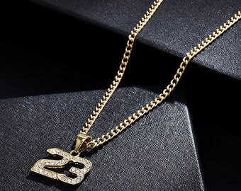 Number 23 Necklace Chain - Etsy