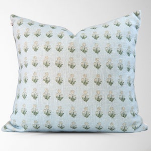 Blue Pillow Covers || Mix and Match Decorative Pillows || Blue Floral ...