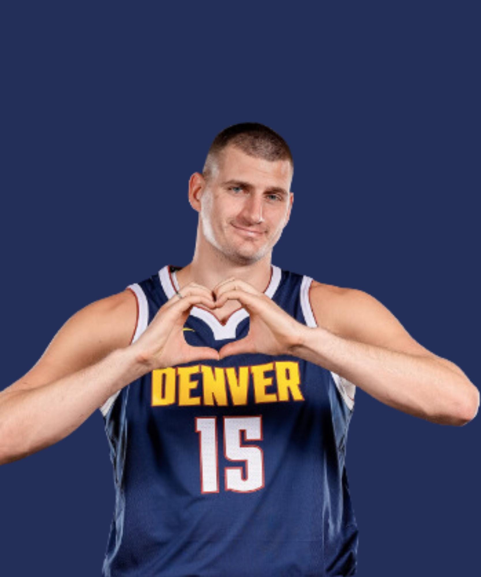 Nikola Jokic Print, Joker Print, Denver Nuggets, Nuggets, Denver ...