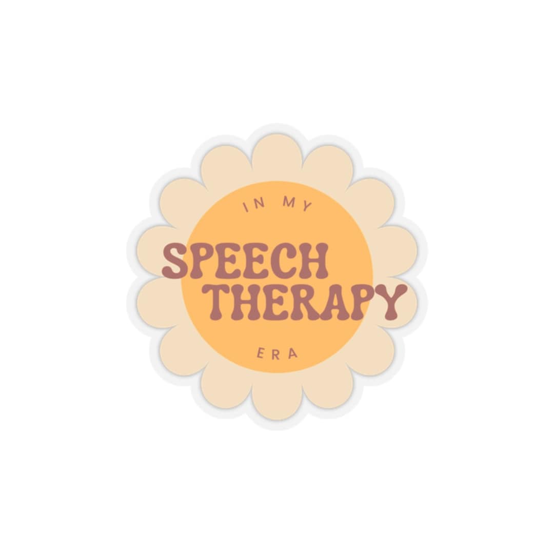 Speech Therapy Sticker SLP Sticker Speech Therapist Gift - Etsy