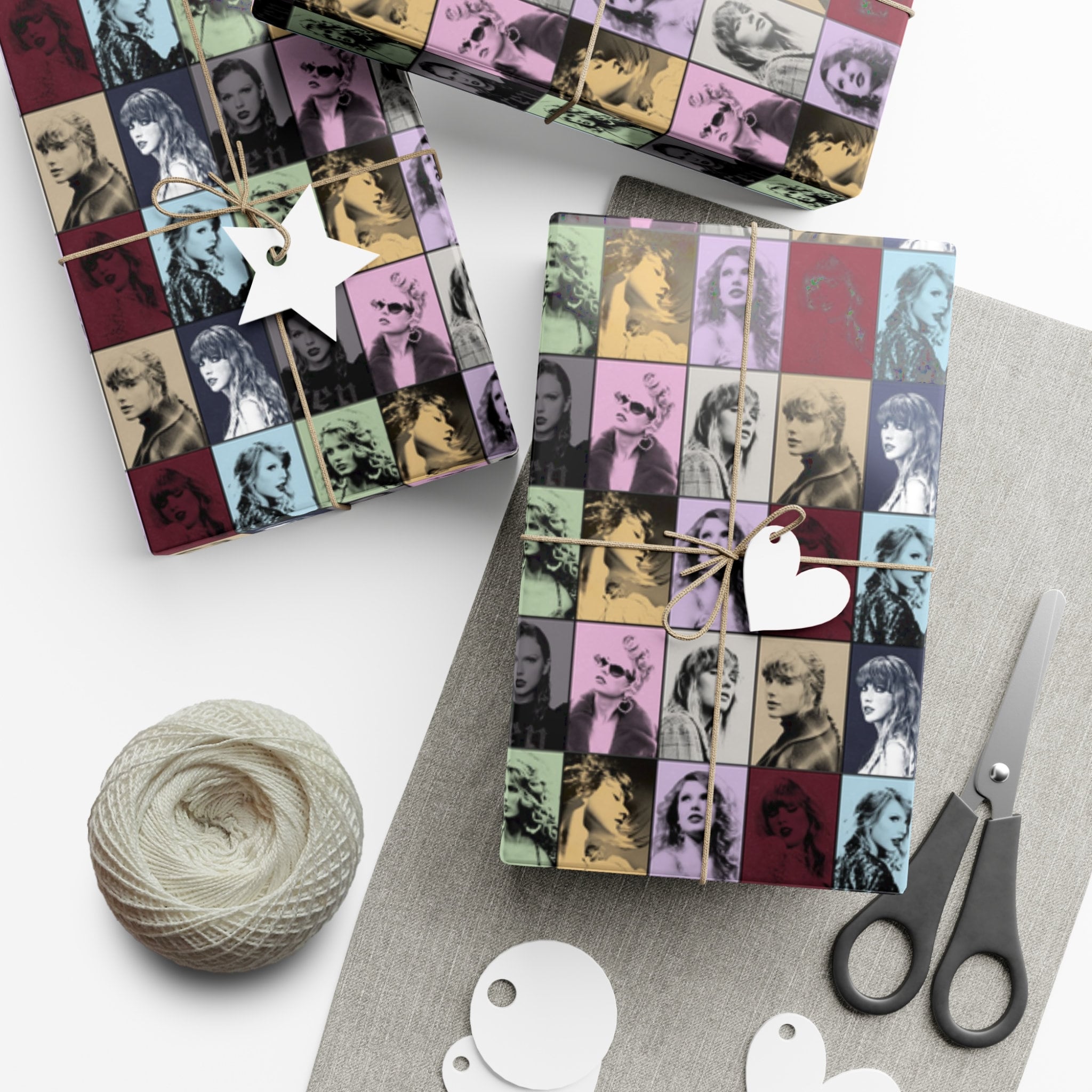 Taylor Swift Wrapping Paper, Taylor Swift Eras, Eras Tour Wrapping ...