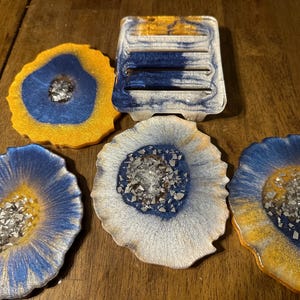 Custom Resin Coasters - Etsy