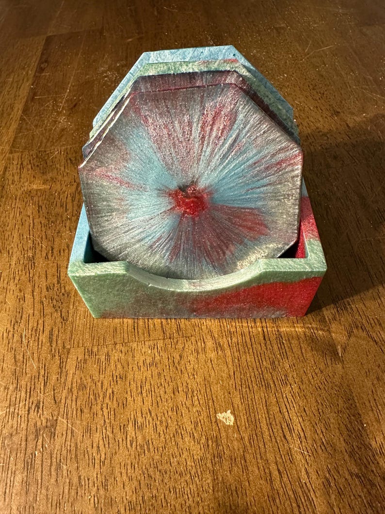 Custom Resin Coasters - Etsy